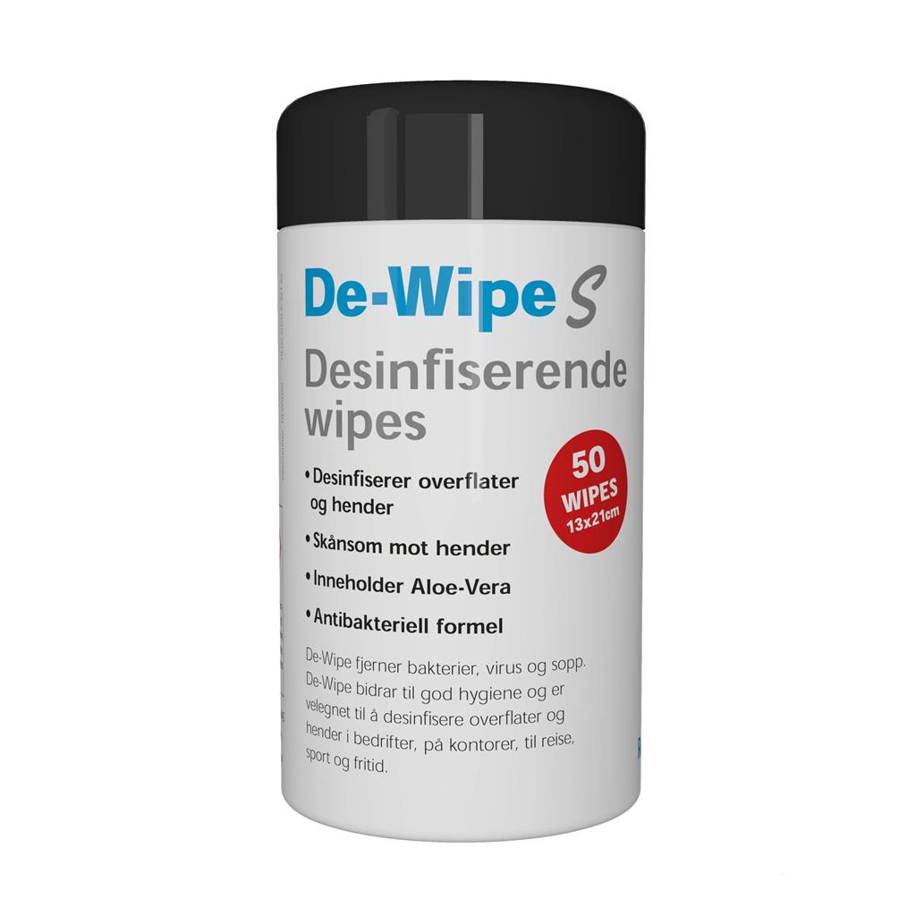 De-Wipe S 50 stk. - AlfaCare.se
